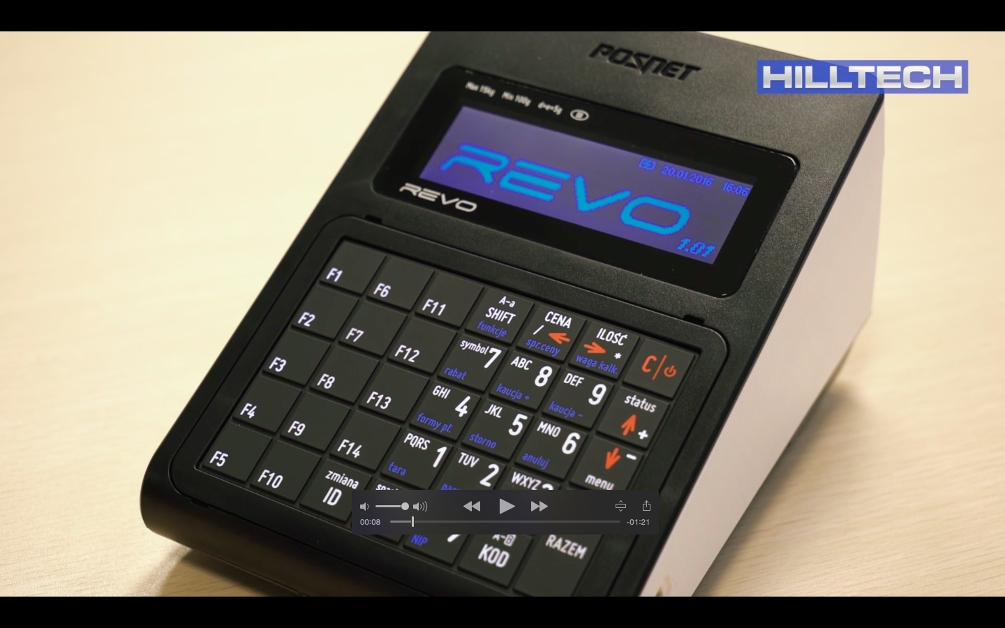 Terminal połączony z kasą fiskalną